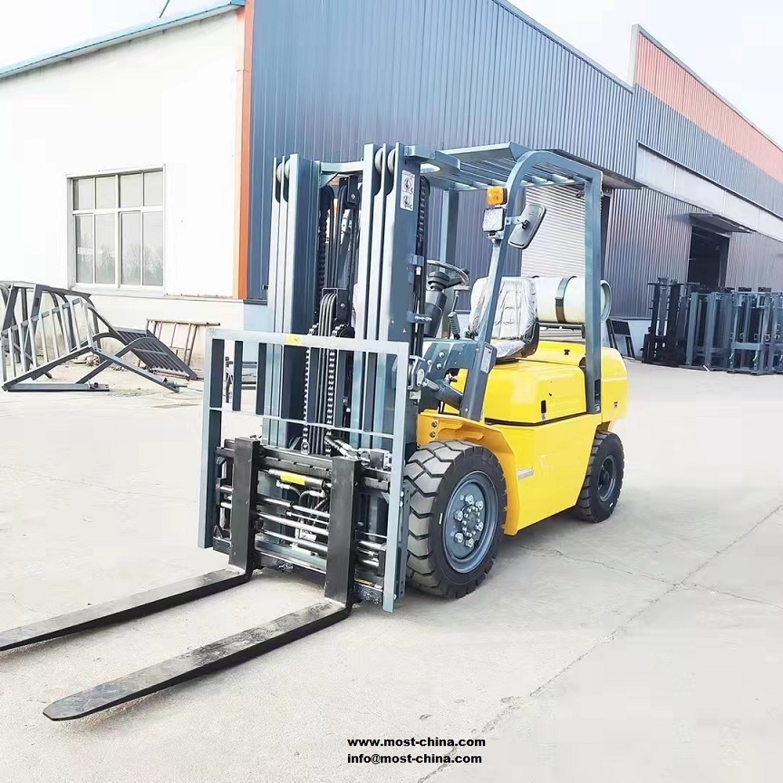 Natural Gas Forklift MCG35 with CE, Gasline forklift truck with SGS ...
