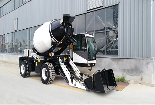 Mobile mixer truck with cummins engine, mobile mixer truck with SGS