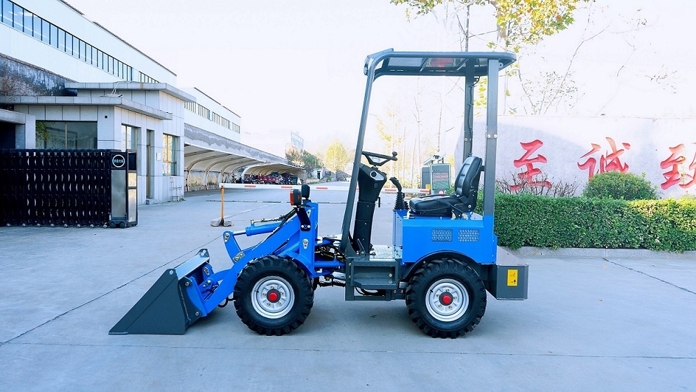 Electric wheel loader with CE, mini electric loader for sale