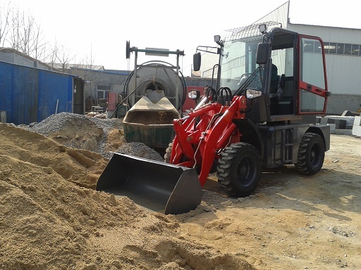 Electric wheel loader MC910E with battery power, electric loader with CE