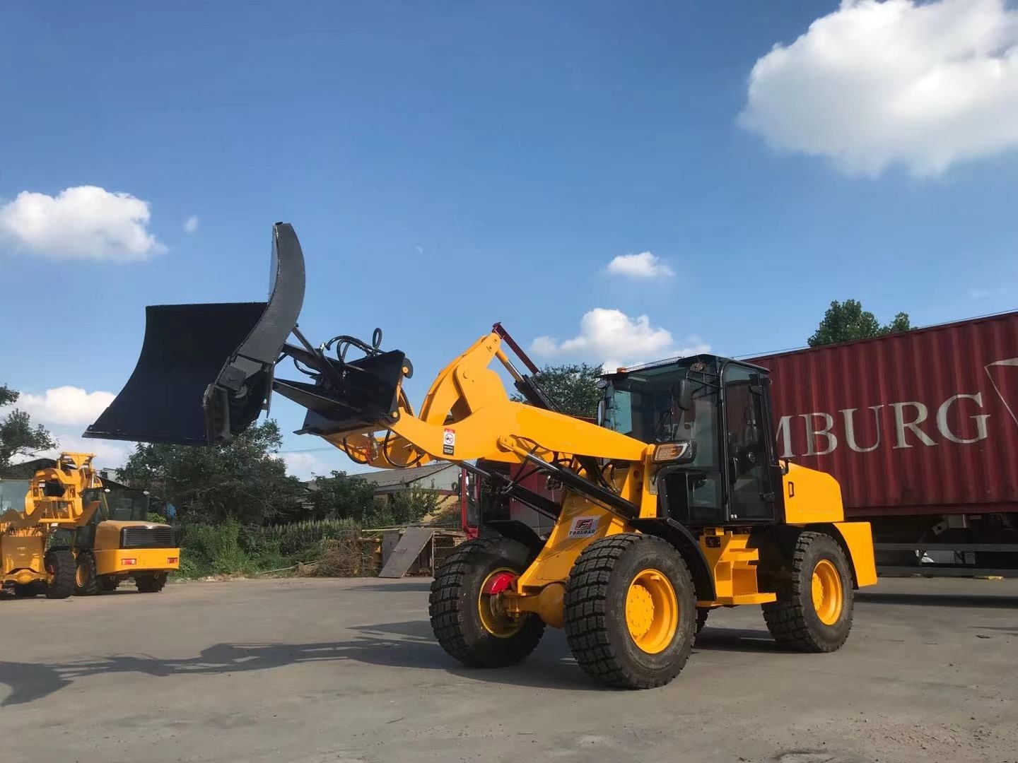 clamp loader MC580 with CE, log wood loader with SGS