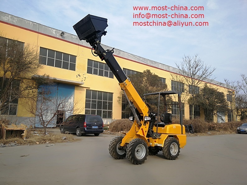 MC180T telescopoic mini loader with CE, Small Telescopic loader with ...