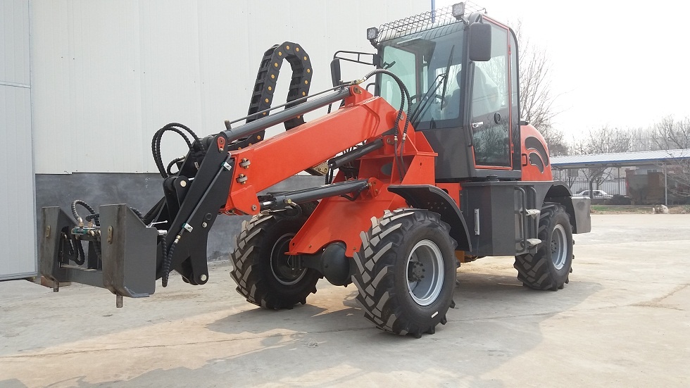 Telescopic front loader with CE,articulated boom loader with SGS