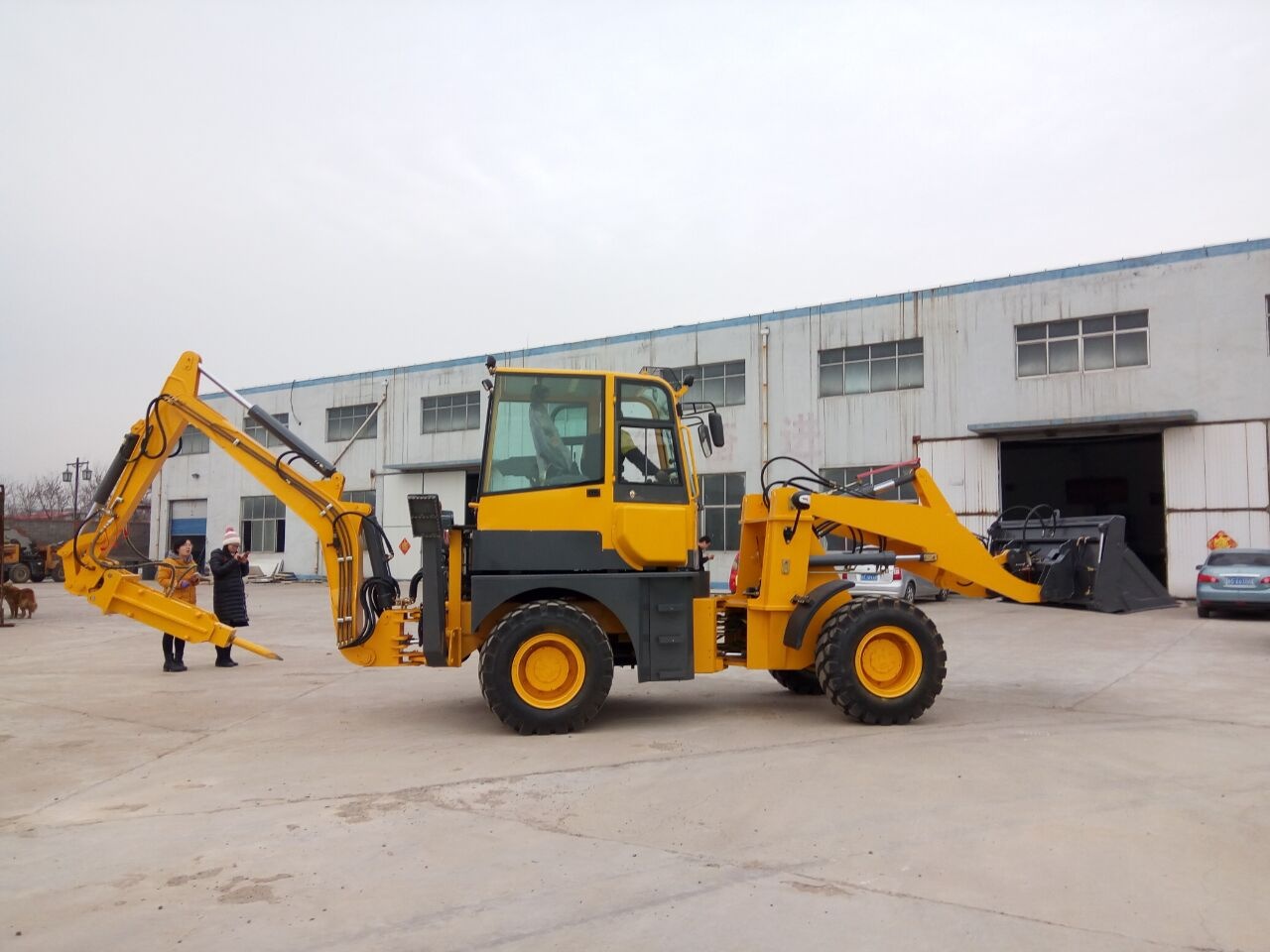 MC25-18 Backhoe loader with CE,backhoe wheel loader with SGS