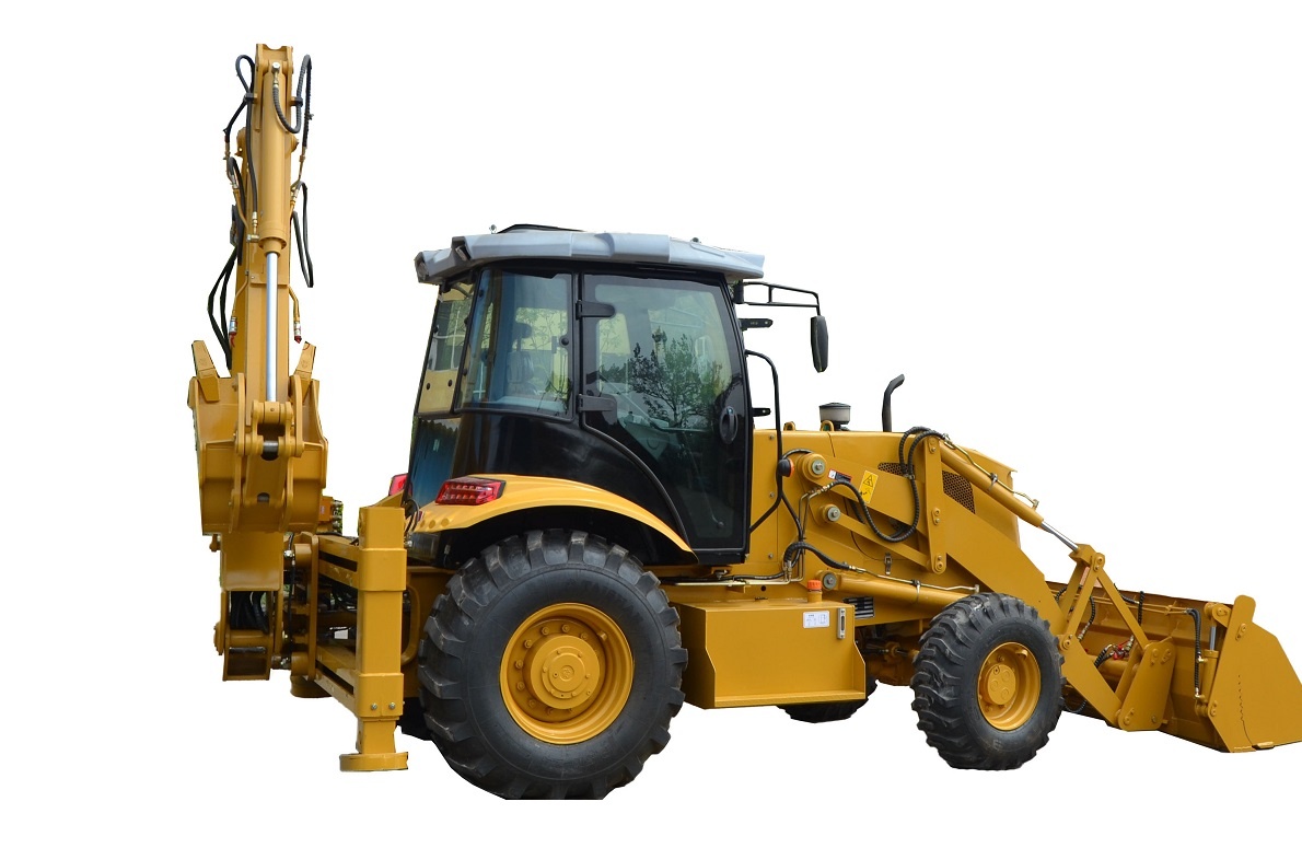 Backhoe wheel loader MC388 with SGS, Backhoe Wheel Loader with CE.